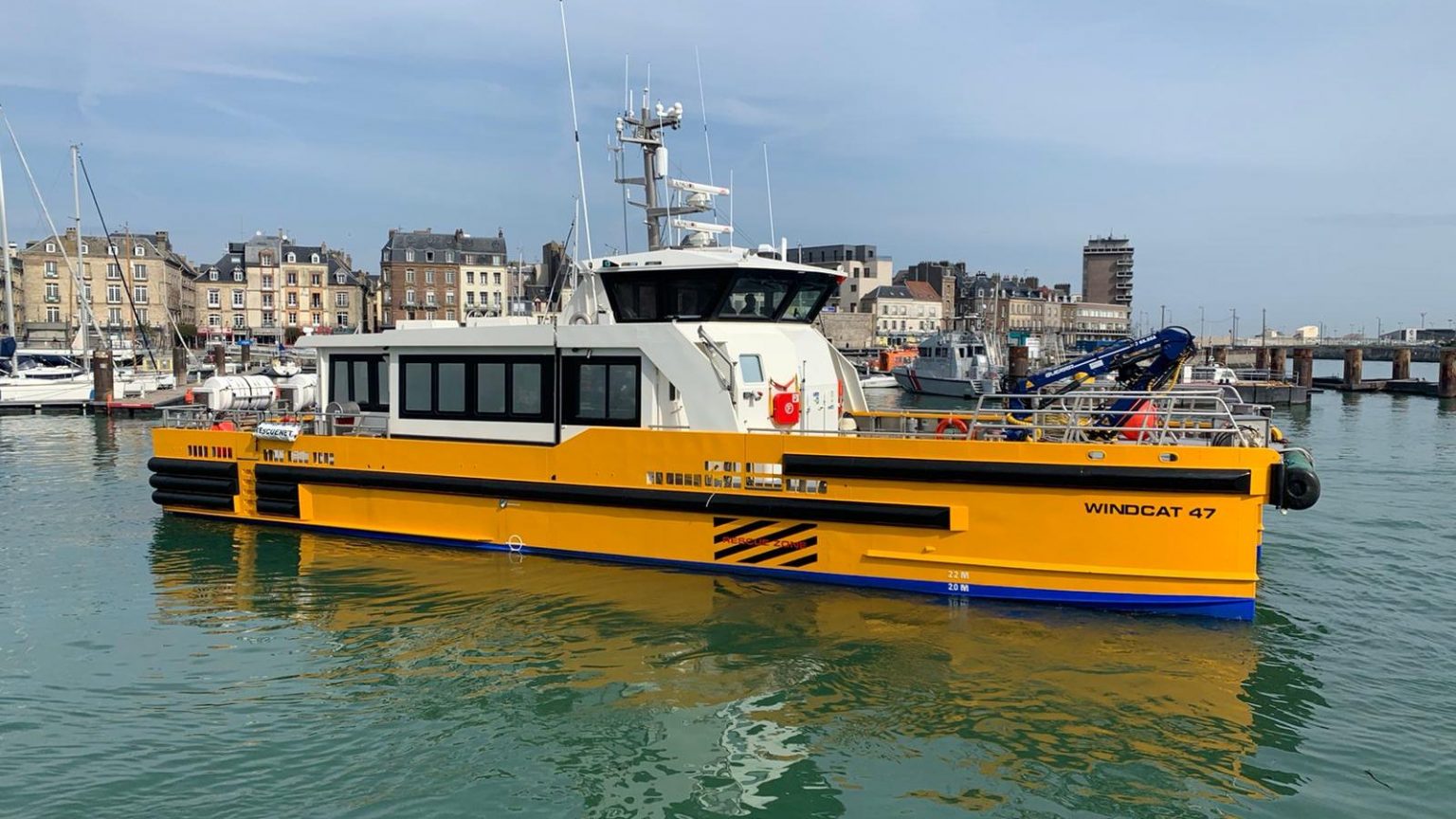 Livraison du premier CTV de TSM Windcat | TSM